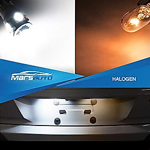 Marsauto 194 LED Bulb 6000K White 168 T10 2825 5SMD Replacement Bulbs for Car Dome Map Door Courtesy License Plate Lights (Pack of 10)