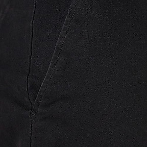 Amazon Essentials Men's Slim-Fit Casual Stretch Chino Pant, Black, 34W x 30L