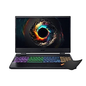 Acer Nitro 5 15.6" QHD LED-Backlit IPS 100% DCI-P3 165Hz Gaming Laptop AMD 8-Core Ryzen 7 6800H NVIDIA GeForce RTX 3070 Ti MUX Wi-Fi 6E RJ-45 Win 11 W/Mouse Pad (32GB RAM | 1TB PCIe SSD)