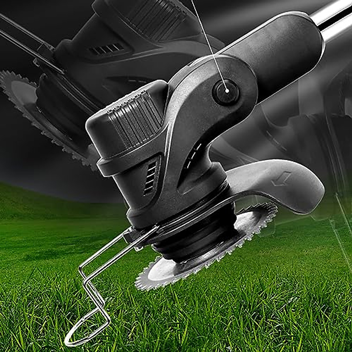 Coldwind Portable Handheld Wireless Lithium-ion Lawn Mower, Electric Lawn Mower, Home Lawn and Garden Pruning and Weeding Machine