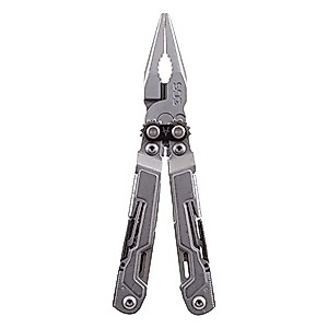 SOG Multitool Pliers Pocket Knife – PowerPint EDC Tool and Compact Lightweight Multi Tool w/ 18 Multitools in Multi-Purpose Tool (PP1001-CP)