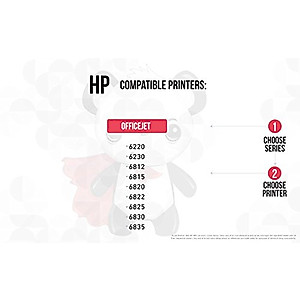 YoYoink Remanufactured Ink Cartridge Replacement for HP 934XL / 935XL High Yield (1 Black, 1 Cyan, 1 Magenta, 1 Yellow; 4-Pack)