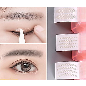 shenghang Eyelid Tape double eyelid lifter strips Invisible Eye Stickers Portable Breathable Natural Invisible Single Sided Double Self-Adhesive Eyelid Stickers Instant Eye Lift Stri (C)