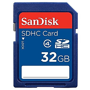 2 Pack SanDisk 32 GB Class 4 SDHC Flash Memory Card Retail works with Moultrie M-990i, A-7i , M-888 Mini, PANORAMIC 150 Game Trail Cameras - With Everything But Stromboli Microfiber Cloth