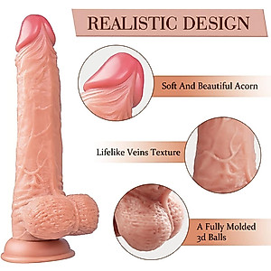 Scalp Massager Back Massager Hand Massager - Female Adult Gift for Women Insert Tools, Soft and Realistic Sensual Adult Toys LSTP