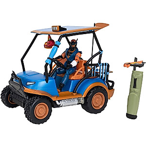 FORTNITE Stinger Wrap ATK Deluxe Feature Vehicle - 10 Inch All Terrain Vehicle (Stinger Wrapped) with Remote Control, Includes 4 Inch Copper Wasp Action Figure and 1 Power Punch Harvesting Tool