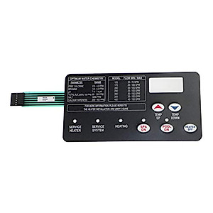 Pentair 472610Z Switch Membrane Pad Replacement MasterTemp Pool and Spa Heater Electrical System