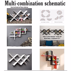 Wall Hanging Shelf,Wooden Rack,Wall Stand for Living Room,Hanging Book Shelf for Home,Wall Rack Shelf,Book Holder,Wall Decor for Living Room|Home Decor Items