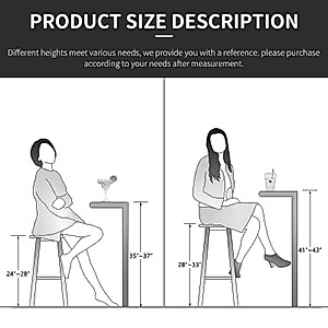 Furnimart 30 inches Modern Round Bar Stools Set of 2, Upholstered Dining Chair Stool with Gold Footrest for Kitchen Island Coffee Pub Shop Bar Height (Velvet-Black)