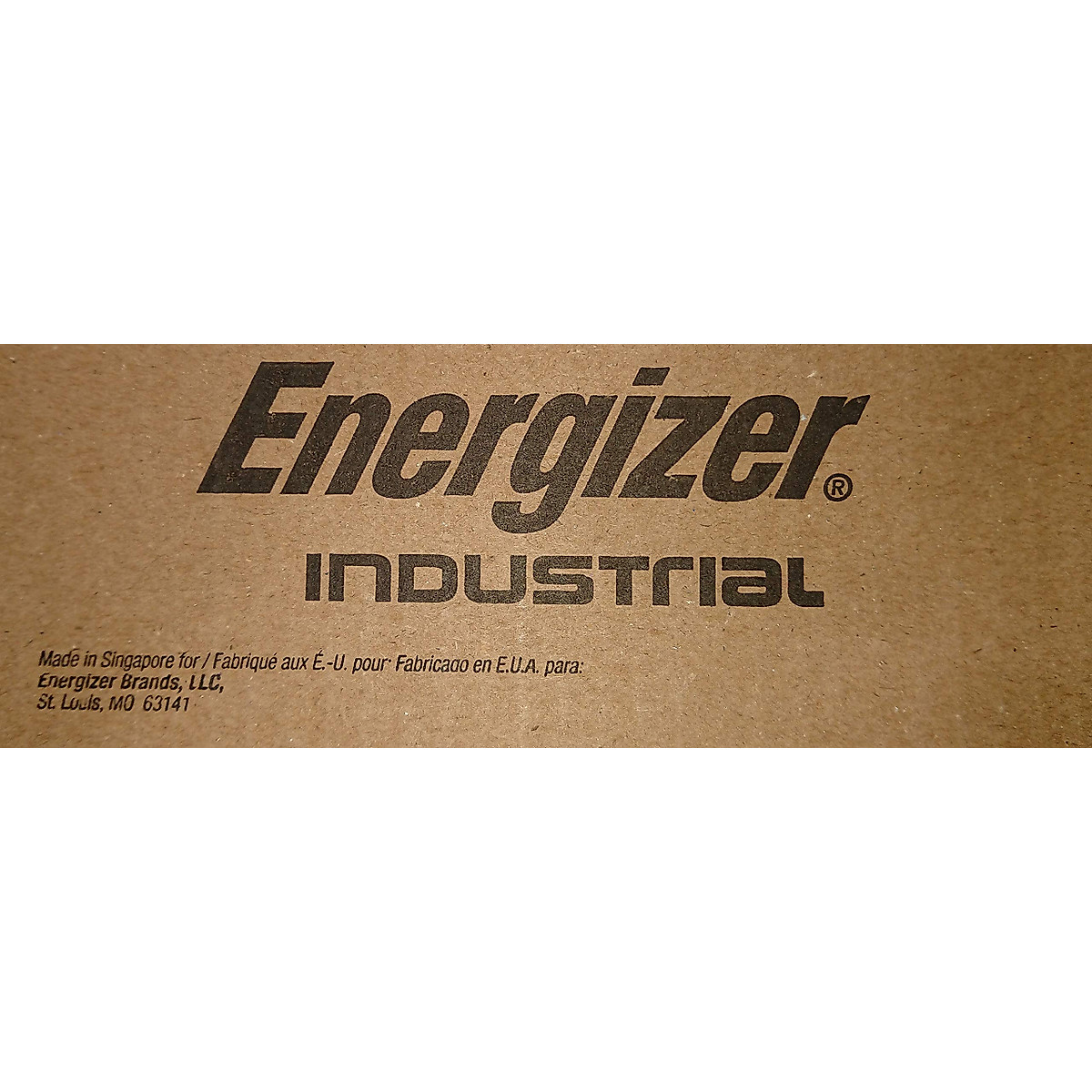 Energizer EN91 Industrial Alkaline Batteries, AA (Box of 144 Batteries) - Made in The USA or Singapore