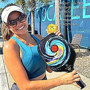 TICCI USAPA 40 Holes Outdoor Pickleballs USA Pickleball Approved Ball Orange 15 Pack