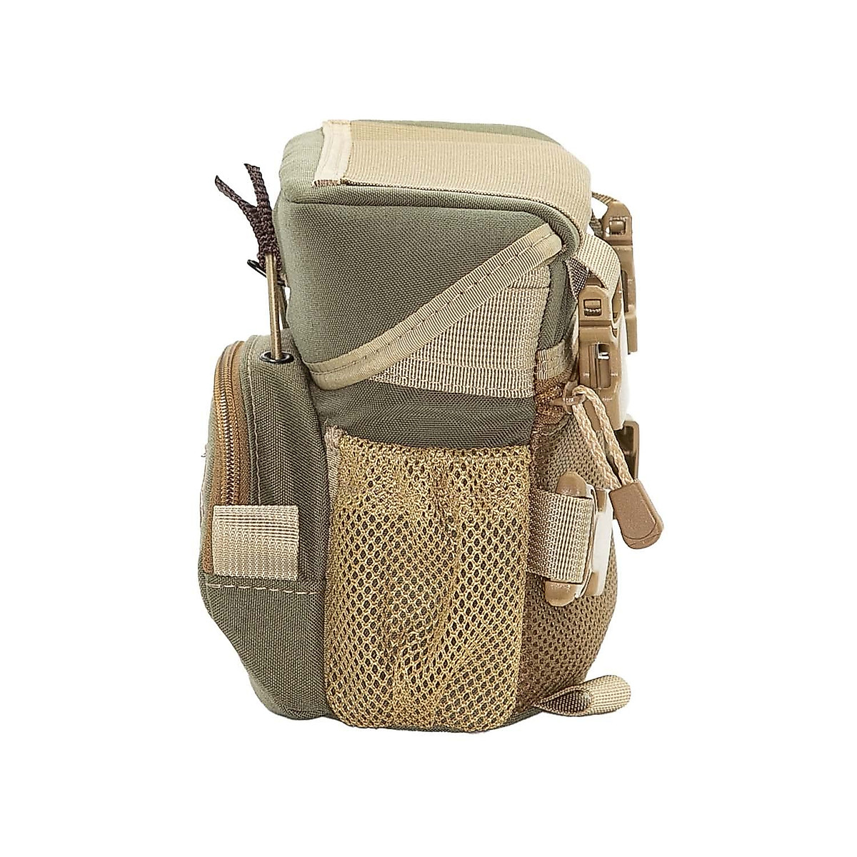 Alaska Guide Creations Hybrid Binocular Pack | Compact Utility Bag with Mesh Side Pockets | Binocular Harness for Comfort and Quick Access (Mossy Oak Break-Up Country)