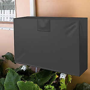 Mini Split Air Conditioner Cover for Outdoor Condenser 31.1 x 12.6 x 22.8 inches Split AC Cover for Outside Units Dust-Proof Waterproof Split Air-Conditioning Unit Protection Cover Winter Anti-Snow