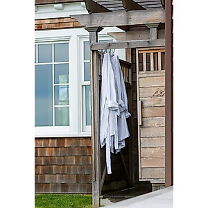 Fishers Finery Women's EcoFabric Spa Terry Robe; Full Length Bathrobe (White LXL)