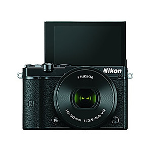 Nikon 1 J5 Mirrorless Digital Camera w/ 10-30mm PD-ZOOM Lens (Black)