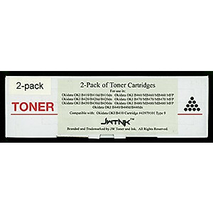 2-pack of New 43979101 Toner Cartridges Compatible with Okidata OKI B410 B410d B410dn B420 B420d B420dn B430 B430d B430dn B440 B440d B440dn B460 MB460 MB460-MFP B470 MB470 MB470-MFP OKI B480 MB480 MB480-MFP
