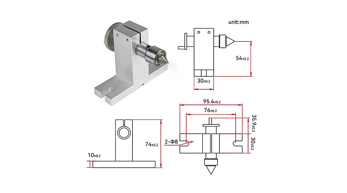 Cnc Milling Machine Rotational Axis Cnc Router Rotary Table Rotary A Axis 4th Axis 65mm 3 Jaw