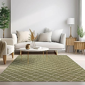 Dalyn Rugs Indoor/Outdoor York YO1 Green Washable 8' x 10'