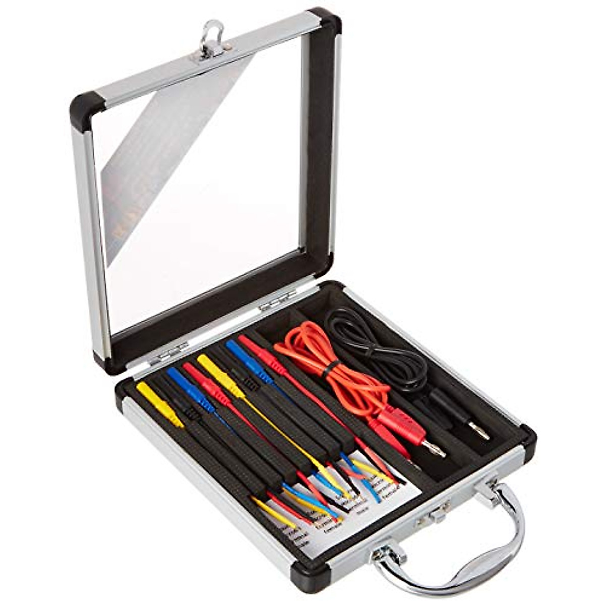 Electronic Specialties 147 Silver 7" x 7.75" x 1.75" 18 Piece Micro 64 Test Connector Kit