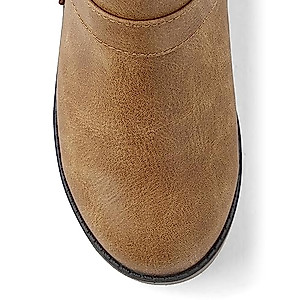 Gymboree,and Toddler Faux Leather Booties Ankle Boot,Tan,10 Toddler