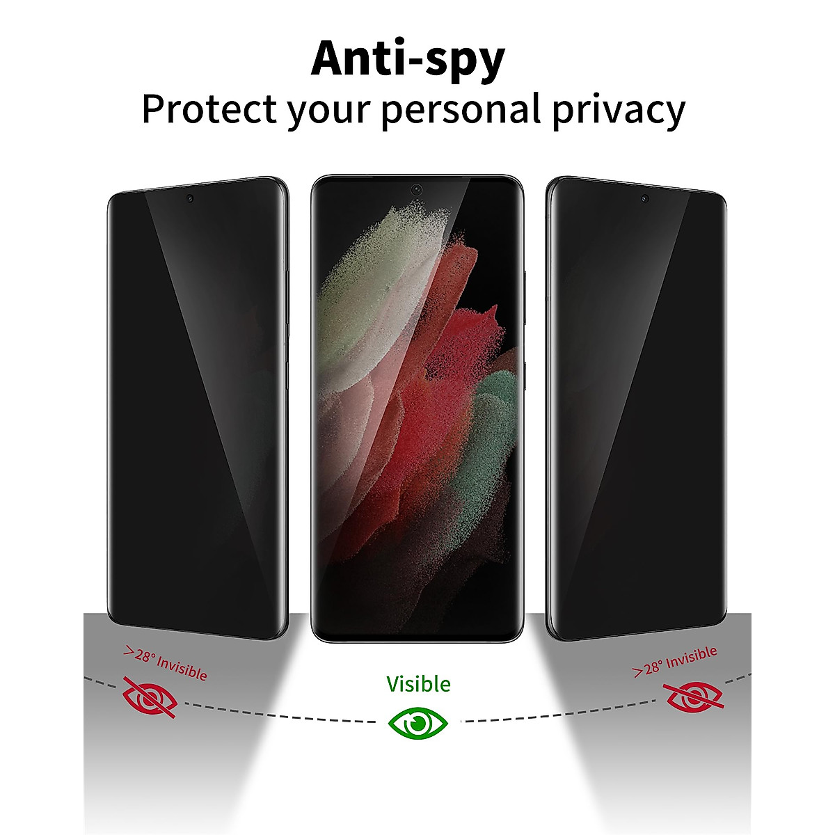 Corefyco Direct Samsung Galaxy S21 Ultra Tempered Glass Privacy Screen Protector