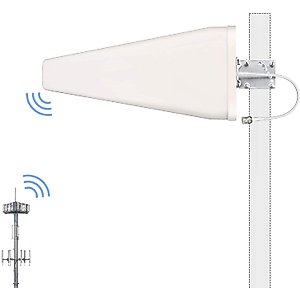 XRDS-RF 12 dBi Wideband Directional Antenna 4G/5G/LTE/Wi-Fi Universal Fixed Mount Outdoor High Gain Lte Antenna (698-5800 MHz)