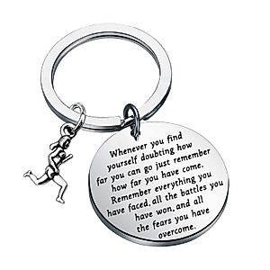 MAOFAED Running Gift Runner Gift Runner Keychain Running Keychain Fitness Gift Athlete Gift Marathon Runner Gift