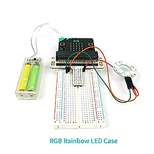 ELECFREAKS microbit Starter Kit for Kid 24 Accessories Micro:bit Basic Coding Electronics Kit, STEM Educational DIY Experiment Kit, Electric Circuit Learning with Guidance Manual(Without Micro: bit)