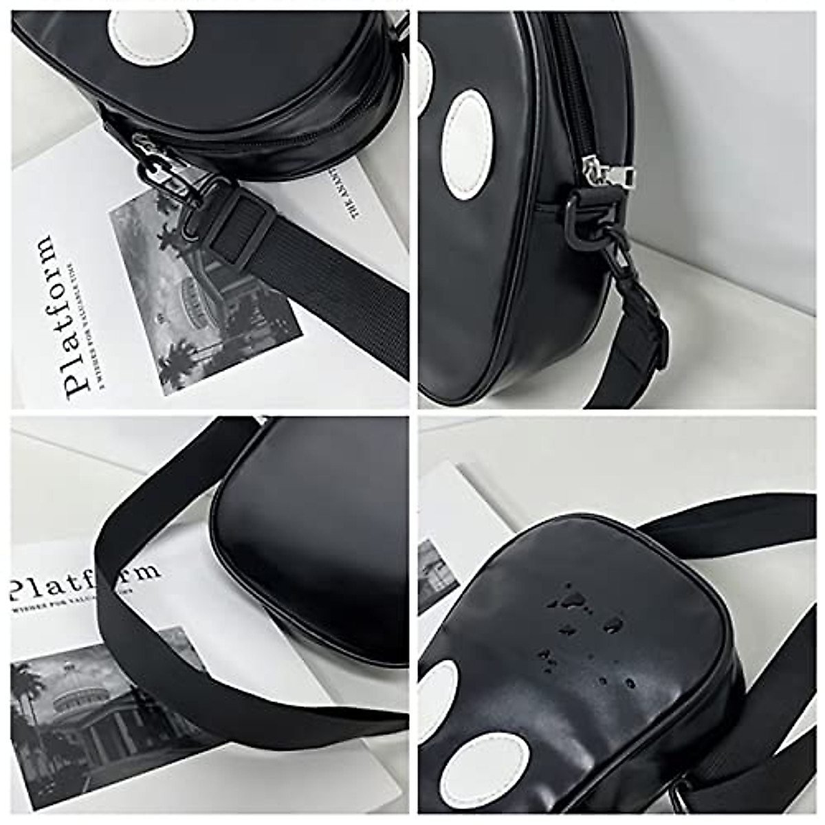 Kawaii Ghost Crossbody Bag for Women Men, Funny Purse, Cute Candy Bag, Novelty Crossbody Bags Shoulder Bag, Devil Phone Bag