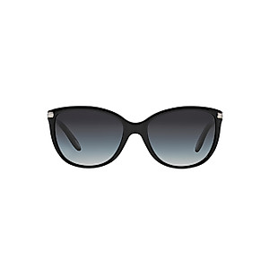 Ralph Sunglasses Black Frame, Grey Gradient Lenses, 57MM