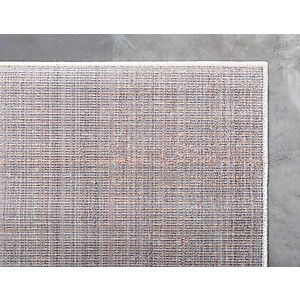 Unique Loom Helios Collection Area Rug - Santorini (9' x 12' 2" Rectangle, Ivory Beige/ Gold)