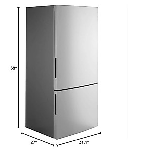 GE® ENERGY STAR® 17.7 Cu. Ft. Counter-Depth Bottom-Freezer Refrigerator