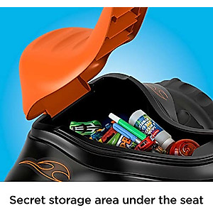 Fisher-Price Harley-Davidson Toddler Tricycle Tough Trike Bike with Handlebar Grips and Storage for Kids (Amazon Exclusive)