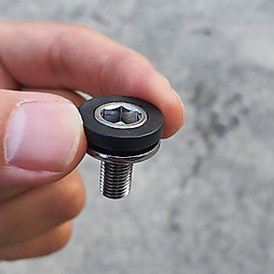 ONIPAX Bike Hex Crank Arm Bolts 8mm x 15mm Pack of 6