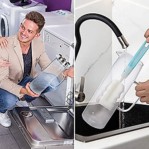 CUCUMI 2pcs 50oz Glass Pitcher with Stainless Steel Lid, 1.5 Liter Glss Water Carafe Heat Resistant Glass Jug for Iced Tea, Milk, Coffee, Juice