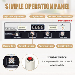 NEWTRY 15-100MM Induction Sealer, 800W-1200W Handheld Heat Sealing Machine for Bottle Cap Liquid Foil