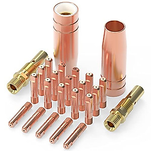 YESWELDER MIG Welding Gun Kit .035" Tip-Nozzle-Diffuser for Lincoln Magnum 100L and Tweco Mini/#1 (.035" Accessory Kit)
