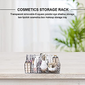 Lurrose Makeup Storage Organizer Caddy Divided Basket Bin with Handle Plastic Portable Cosmetic Caddy Tote Sundries Basket for Kitchen Bathroom and Cabinet Organizing