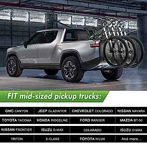 LEETPIC Tailgate Bike Pads for Pickup Truck Tailgate with Secure Bike Frame Straps, Tailgate Protection Pad for Bike and Truck (Classic)