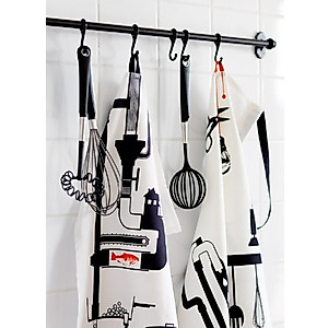 Ikea Steel Hooks 402.019.02, 2.75 Inch, Pack of 5, Black