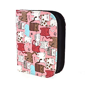 SagaSave Crochet Hook Pouch Cute Storage Bag Knitting Kit Case Organizer Bag for Sewing Crochet Needles Tool Waterproof