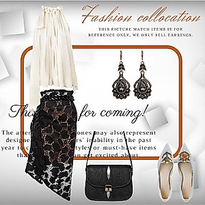 Gold Plated Vintage Black and Grey Dangle Earrings for Women Crystals Cubic Zirconia Dangle Drop Earrings