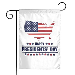 Happy President'S Day Garden Flag Double Sided House Yard Flags For Home Wedding Party Holiday Decor
