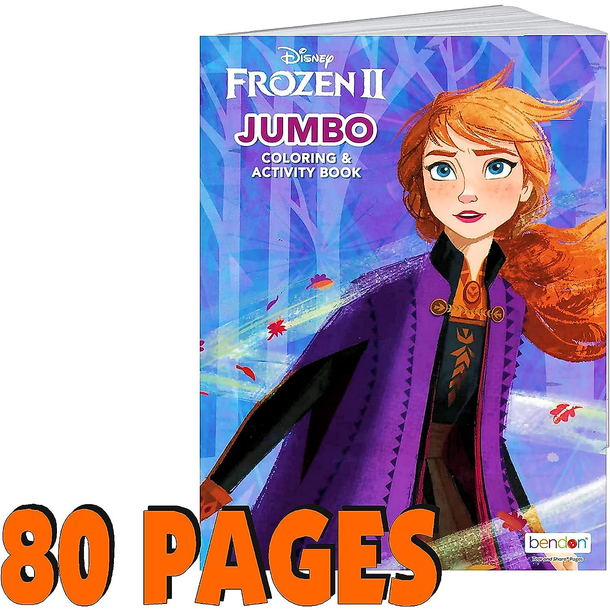 Disney Coloring Book Frozen 2 Arts Crafts Coloring, Painting Gift Set, Perforated Paper - Healthy Educational Play, for Kids Girls Boys Toddlers