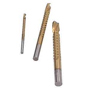 LISND Straight Flute Step Drill Set, 6Pcs/Set Higher Hardness HSS Drills for Reaming