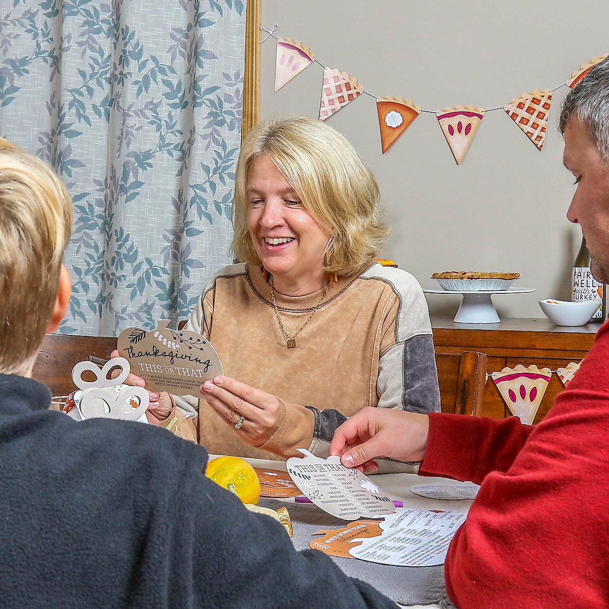 Big Dot of Happiness Happy Thanksgiving Games, Fun Thanksgiving Games for Family, Thanksgiving Games for Kids, 4 Fall Harvest Party Games, 10 Cards Each, Gamerific Bundle