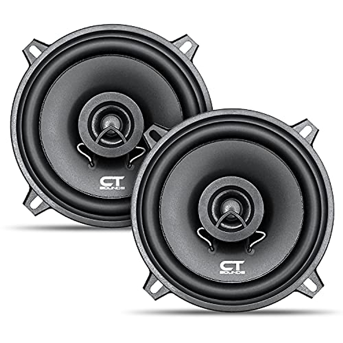 CT Sounds BIO-5-25-COX 5.25 Inch Coaxial Car Speakers, 160 Watts Max, Pair