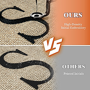 TOPEAST Monogrammed Tote Bag Gifts for Women, 30th 40th 50th Birthday Gifts for her, Personalized Tote Bags with Zipper and Strap for Travel, Reusable Grocery Bags for Shopping, Wedding Gifts Letter L