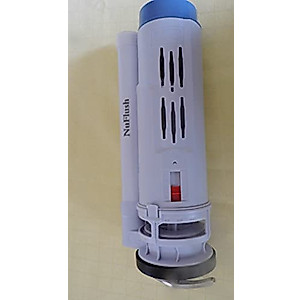 NuFlush Dual Flush Valve Replacement for American Standard for 2 inch Flush Hole, One Piece Toilet, 12 inches Tall