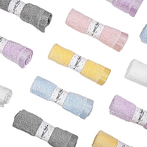 Sweet Child 8-Pack Baby Washcloths -Super Soft Rayon Washcloth, Baby Wash Cloths for Newborn,Infants and Kids, Bath Baby Towels, Body and Face Towel, Face Cloths for Washing Face